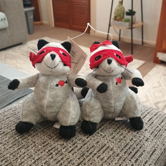 Hallmark | Toys | Hallmark Mini Kiss Kiss Plush 4 Inch Raccoon Plushies ...